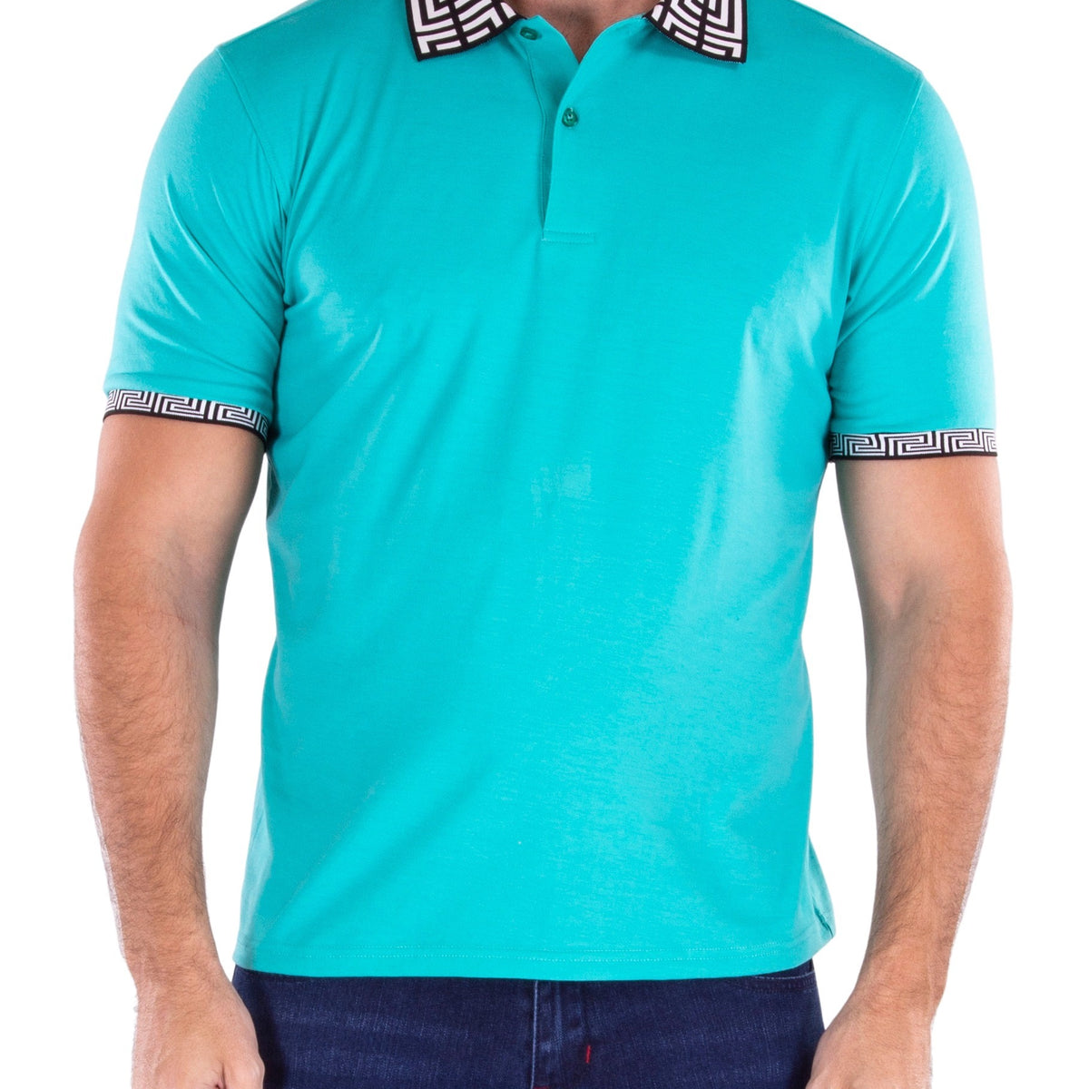 221802 - Mint Half Button Polo Shirt – NEO NYC, INC.
